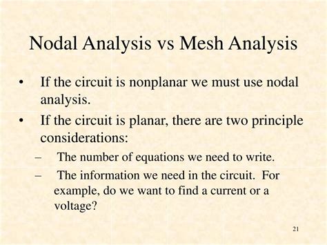 PPT Mesh Analysis PowerPoint Presentation Free Download ID