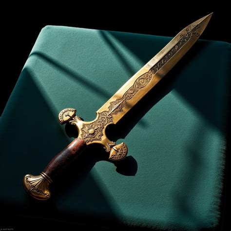 Free Ornate Brass Dagger Image Dagger Brass Ornate Download At