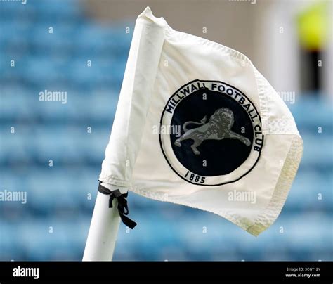 A General View Of A Millwall Corner Flag Before The Sky Bet