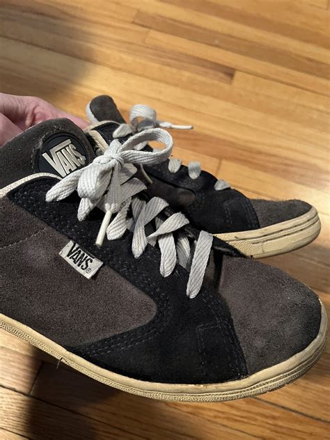 Rare 1995 Old School Vintage Skate Shoes By Vans Grey… Gem