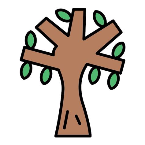 Premium Vector Tree Branch Flat Illustration