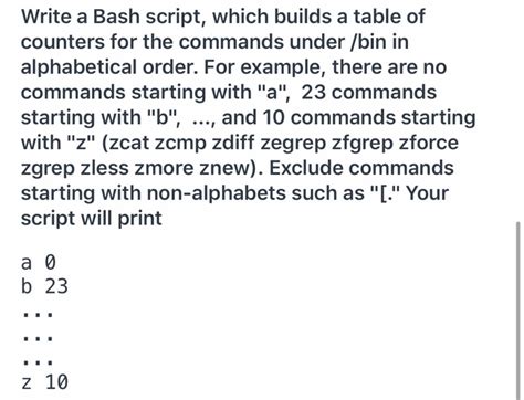 Solved In Linux Write A Bash Script For The Question In The
