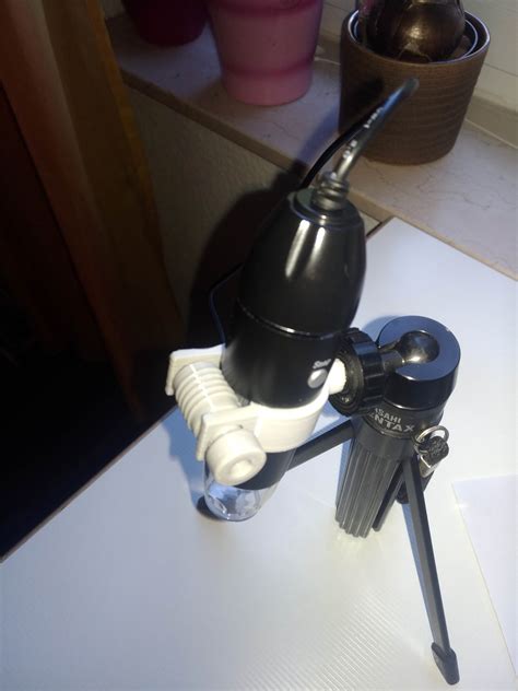 Yet An Other Usb Microscope Mount By W J Download Free Stl Model