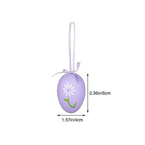12pcs 64cm Plastic Easter Eggs Hanging Ornament K Vicedeal