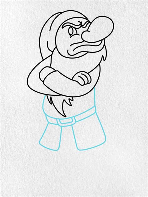 Grumpy Dwarf Drawing Helloartsy