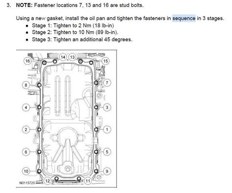 Ism Oil Pan Bolt Torque At Randy Stambaugh Blog