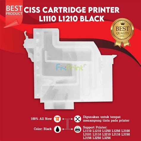 Jual Ink Cartridge Ciss L1110 L3110 Katrid Tinta L3150 L4150 L5190 Biru Jakarta Pusat