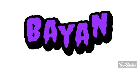 Bayan Name Animated  Logo Designs
