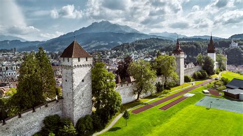 Musegg Wall Lucerne Switzerland Tourism