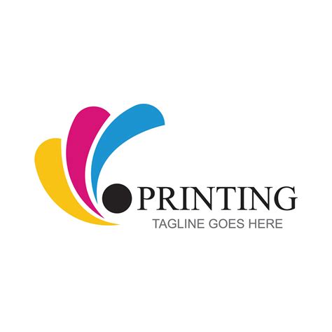 Digital Printing Logo Design Template Logo For Print Shop Polygraph