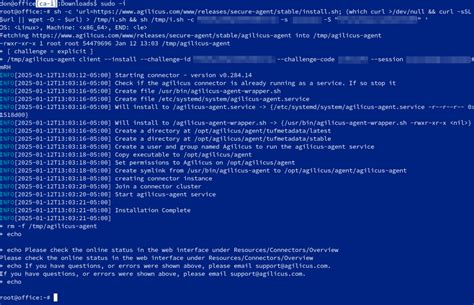 Connector Install Gl Rm1 Kvm Agilicus