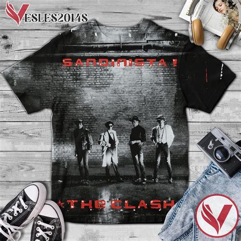 The Clash Sandinista Album Cover Shirt Perfect Ts For Music Lovers
