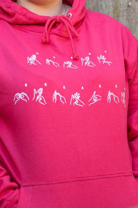 Unisex Custom Sign Language Fingerspelling Hoodie — Deaf Identity