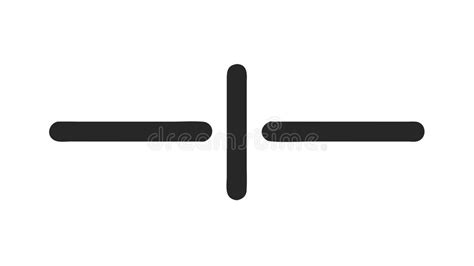 Minimalist Separator Line Abstract Design Element For Division Clean Graphic Break Vector