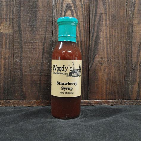 Strawberry Syrup Woodys Smokehouse