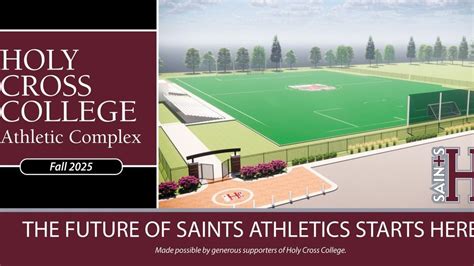 Game On Holy Cross College Breaks Ground On New Athletic Complex