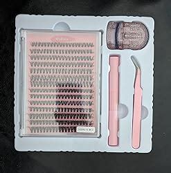 Cofier 280pcs Eyelash Cluster Kit Natural Eyelash