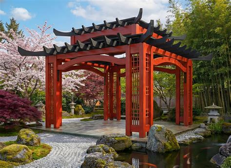 Image Result For Japanese Garden Japanese Pergola Japanese Garden
