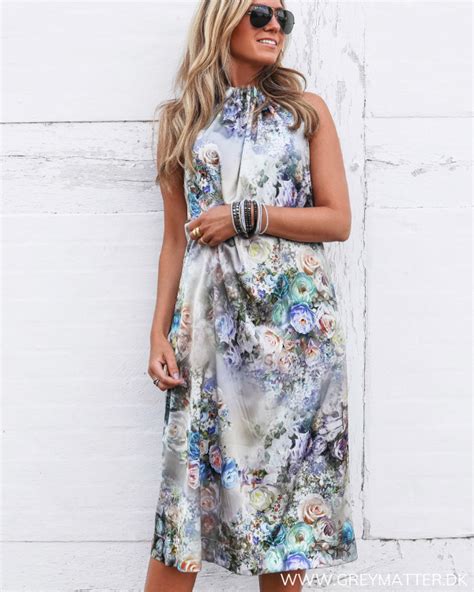 Karmamia Cph Simone Mid Dress Fleur Beige