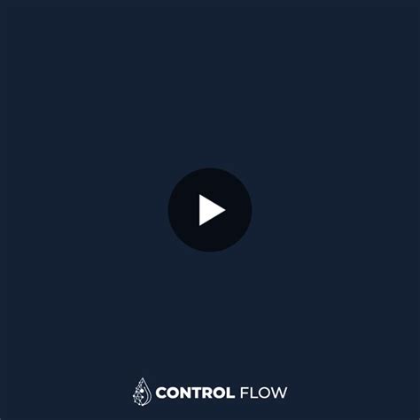 At Control Flow Were Committed To Delivering Innovative Water And