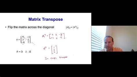 Computational Bme Linear Algebra Part 1 Youtube