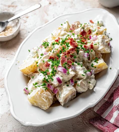 Creamy Potato Salad Without Sour Cream Bascooking