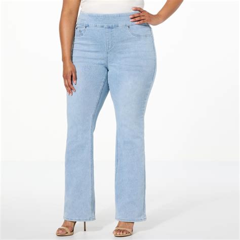 Dg2 By Diane Gilman Virtual Stretch Denim Comfort Waist Bootcut Jean