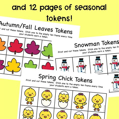 Mash Ten Frame Classroom Management Reward Charts