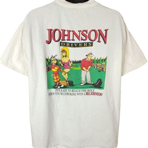 Vintage Big Johnson Drivers T Shirt Vintage 90s Golf Big Head Grailed