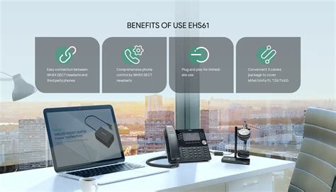 Yealink Ehs61 Wireless Headset Adapter Accessories Yealink