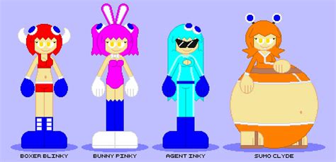 Pac Man Ghost Girls Arrangement Forms By Sporevideos3 On Deviantart