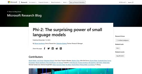 Phi 2 By Microsoft