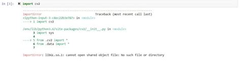 Opencv Importerror In Jupyter Notebook On Azure Virtual Machine Any