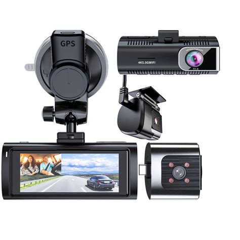The New Style Factory Price 3 1inch Mirror Dash Camera 4k Front 1080p Rear Dash Camera With Wifi