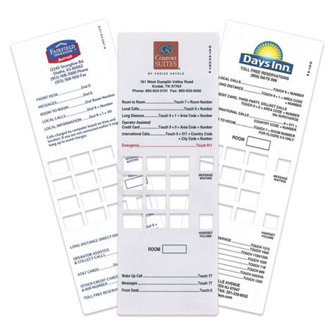 Custom Telephone Faceplate Covers National Hospitality