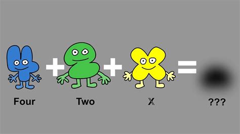 Bfdi Fusions Four Two And X Youtube