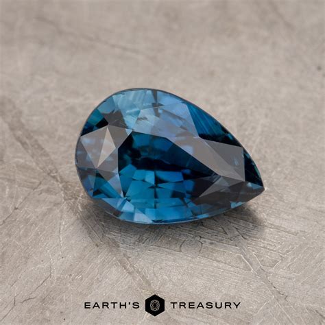 141 Carat Deep Peacock Blue Sapphire Earths Treasury