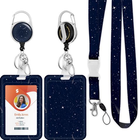 Id Badge Holder With Lanyardretractable Id Badge Card