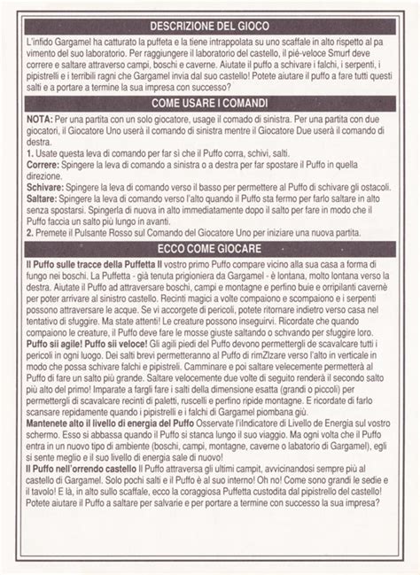 Atari 2600 Vcs Smurf Scans Dump Download Screenshots Ads Videos Catalog Instructions Roms