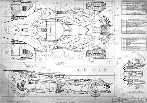 1989 Batmobile Blueprints