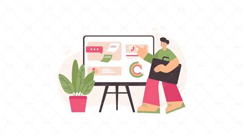 Business Process Vector Illustration Graphics Motion Array