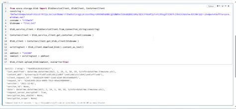 Python Adding New Text Data To An Existing Blob In Azure Stack Overflow