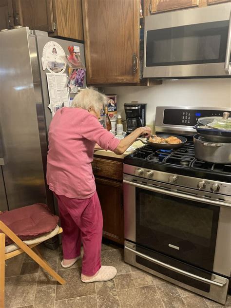 Chef Grandma Cooking Feet