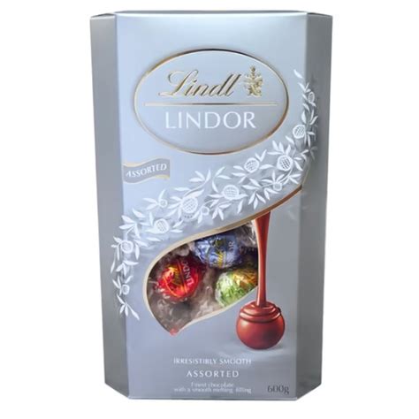 Lindt Lindor Assorted Chocolates Silver 500g Kombi Same Day Grocery