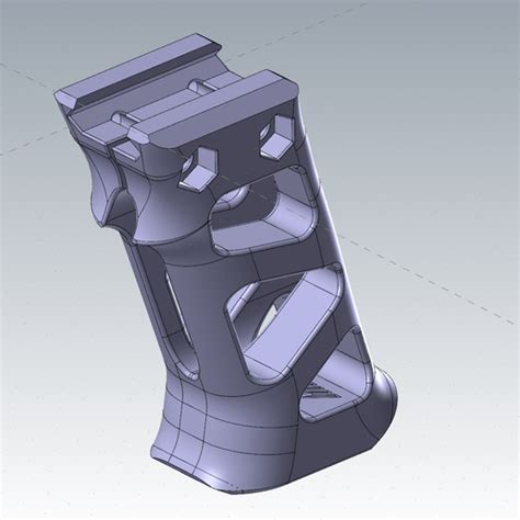 🔫 Mnw Angled Foregrip・free Stl File For 3d Printing・cults