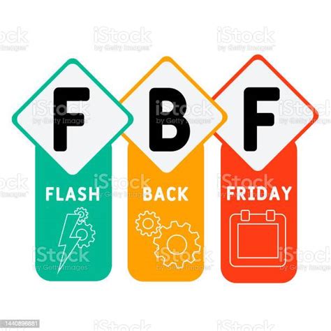 Fbf Flashback Friday Acronym Stock Illustration Download Image Now