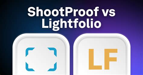 Shootproof Vs Lightfolio Compare Pricing And Features In 2026