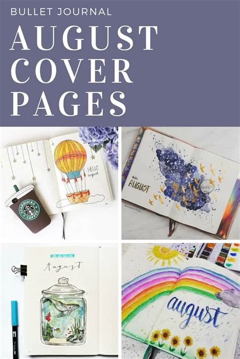 12 Gorgeous August Bullet Journal Themes To Inspire You