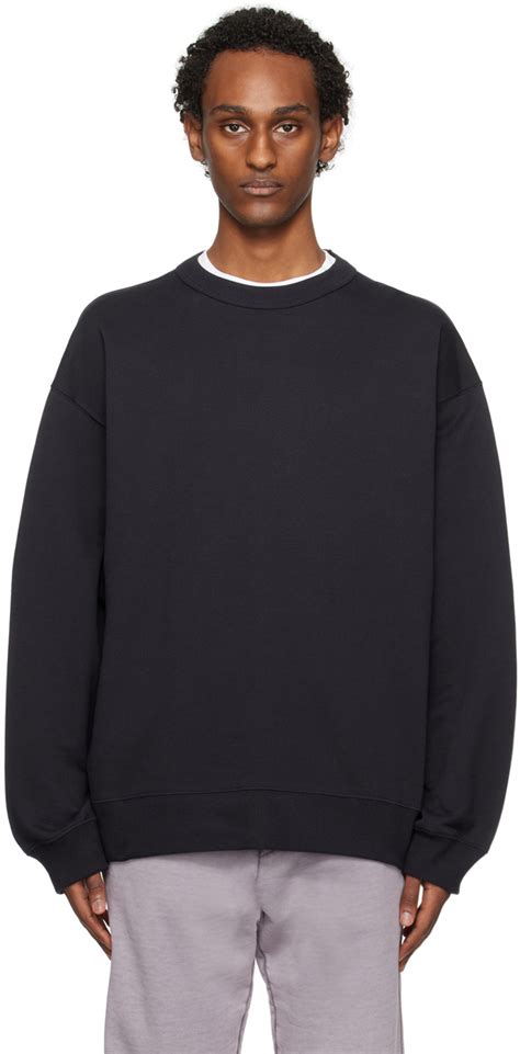 Dries Van Noten Navy Oversized Sweatshirt Dries Van Noten