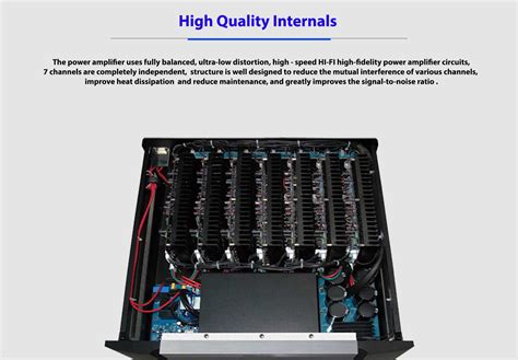 Ad 7100pa 7ch Amplifier Tuned For 150w Per Ch From Tonewinner